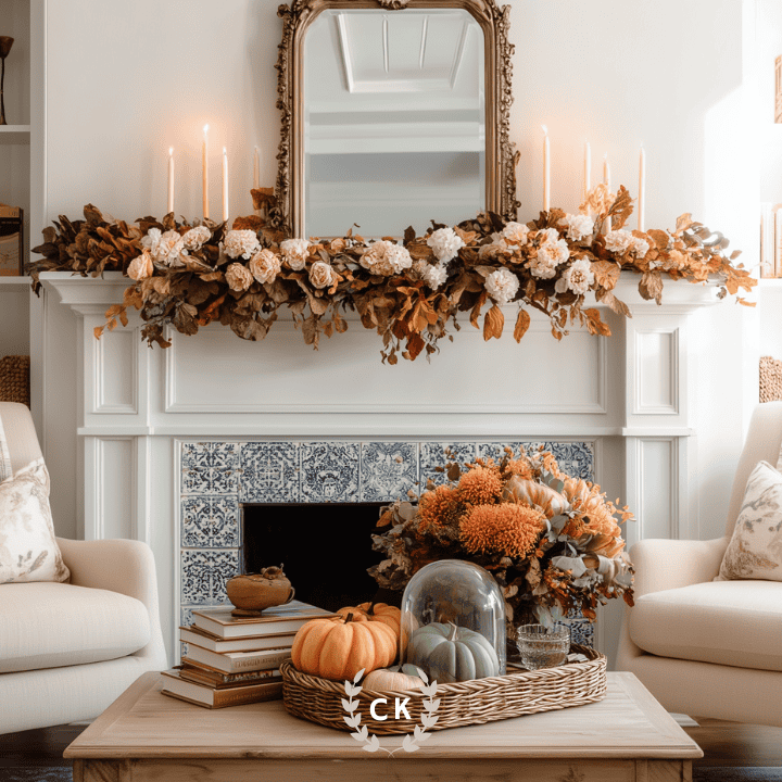 Fall Mantel Decor That’s More PSL Than Pumpkin Patch - Countess in the ...